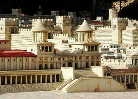 ANCIENT BUILDING IN JESUS' TIME. Nazareth, Jerusalem, palaces, houses